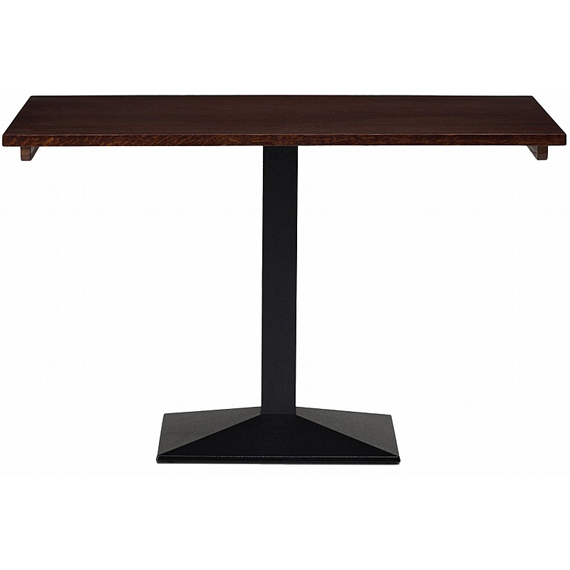 Quattro Rectangular Solid Wood Single Upright Breakout and Cafe Tables ...