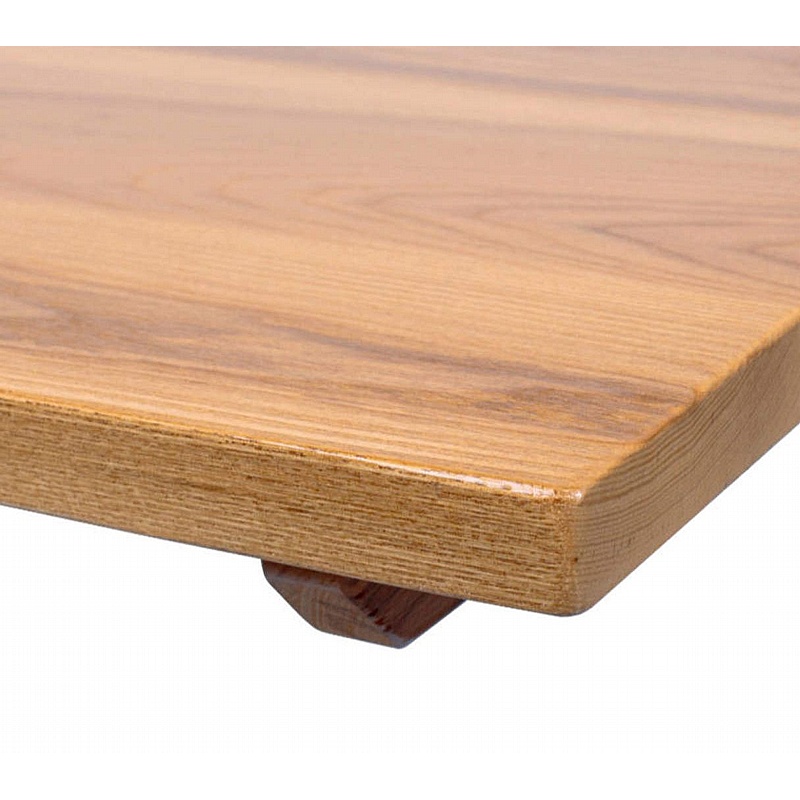 Quattro Rectangular Solid Wood Twin Upright Breakout and Cafe Tables ...