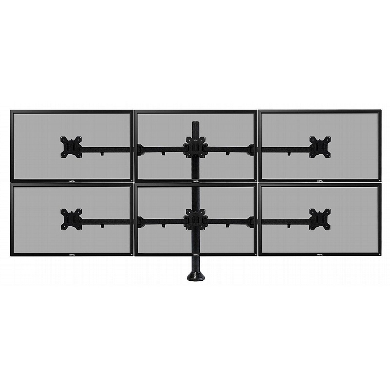 Duro Heavy Duty Six Screen Monitor Arm from our Monitor Arms range.