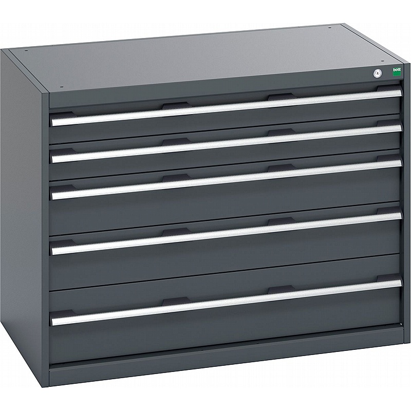 Bott Cubio 5 Drawer Anthracite Metal Cabinets from our Workshop Drawer ...