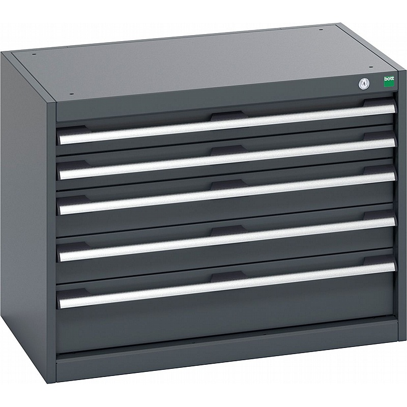 Bott Cubio 5 Drawer Anthracite Metal Cabinets from our Workshop Drawer ...