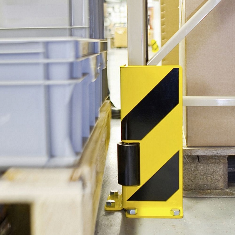 Black Bull Impact Protection Pallet Racking Angle Protectors with Guide ...