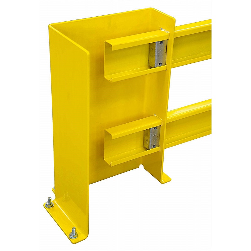 Black Bull Impact Protection Racking End Frame Adjustable Protectors ...