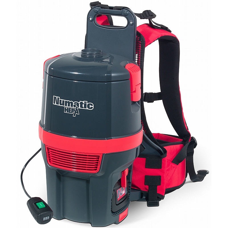 Numatic Pro Cordless RSB150NX HEPA Rucsac Backpack Commercial Dry ...