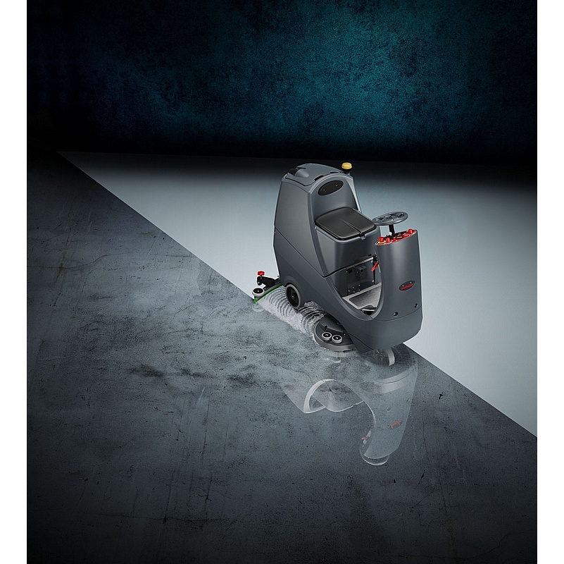 Numatic CRL8055 NX1K Traction Drive Battery Ride-on Scrubber Dryer from our Floor Scrubber ...