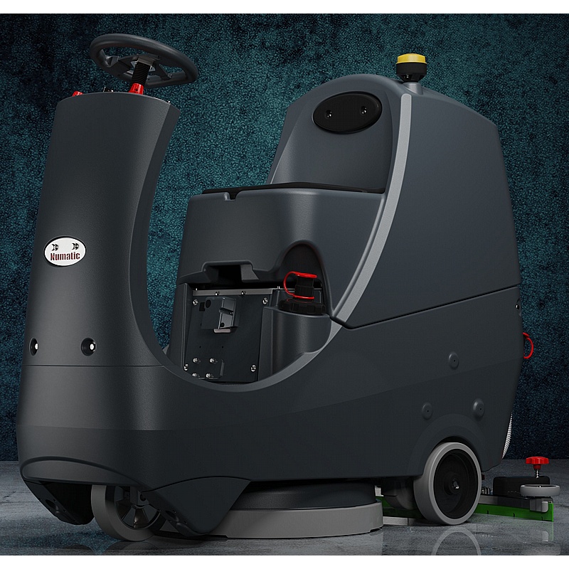 Numatic CRL8055 NX1K Traction Drive Battery Ride-on Scrubber Dryer from our Floor Scrubber ...
