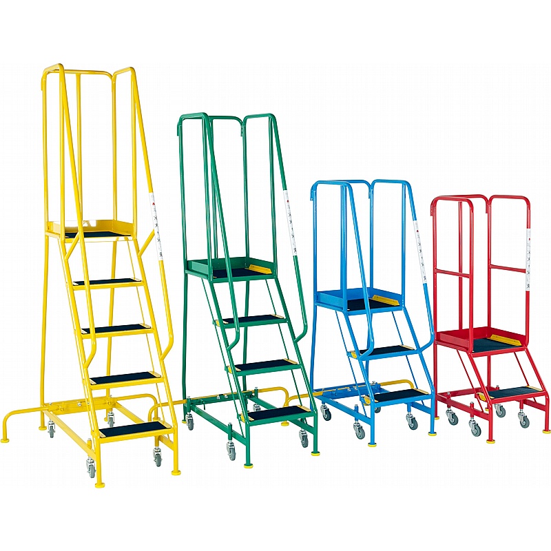 Steptek Classic Colour BS Narrow Aisle Mobile Warehouse Steps from our ...