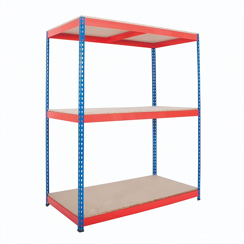 Rivet 3 Tier Heavy Duty Wide Boltless Racking from our Shelving range.