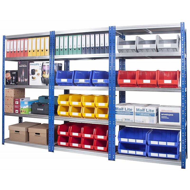 Kwikrack 5 Tier Heavy Duty Wide Boltless Racking from our Shelving range.