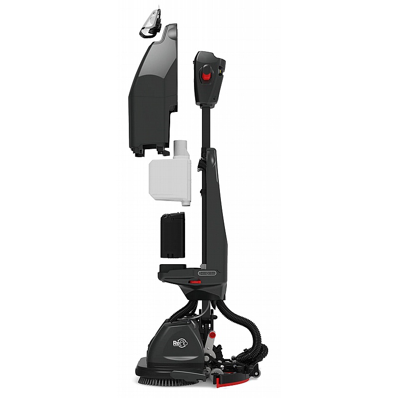 Numatic NuClean Compact NCC440NX ReFlo Rotary Floor Scrubber Dryer from ...