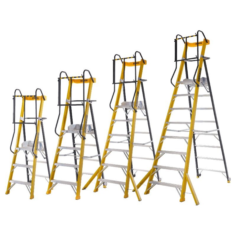 Climb-It Fibreglass Podium Step Ladders from our Fibreglass Step ...