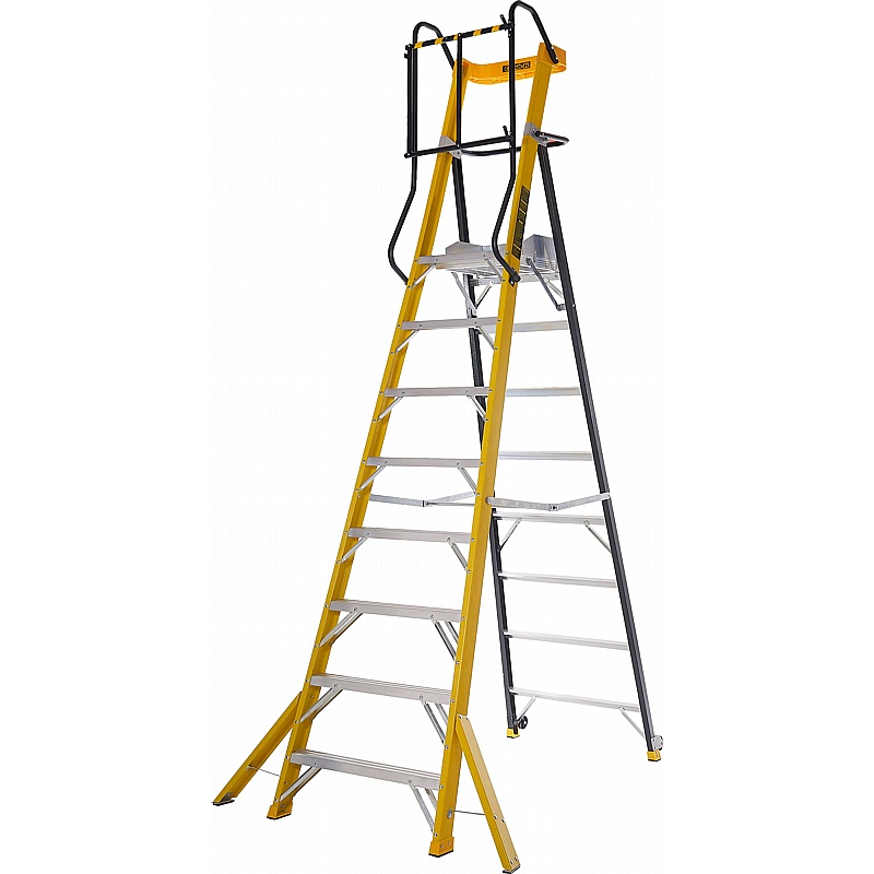 Climb-It Fibreglass Podium Step Ladders from our Fibreglass Step ...