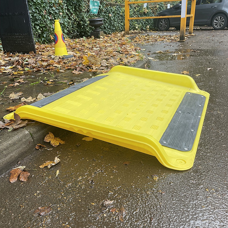 Traffic-Line HDPE Pedestrian Kerb Ramps from our Speed Bumps & Trench ...
