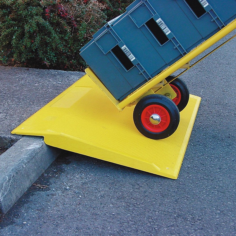 Traffic-Line GRP Pedestrian Kerb Ramps from our Speed Bumps & Trench ...