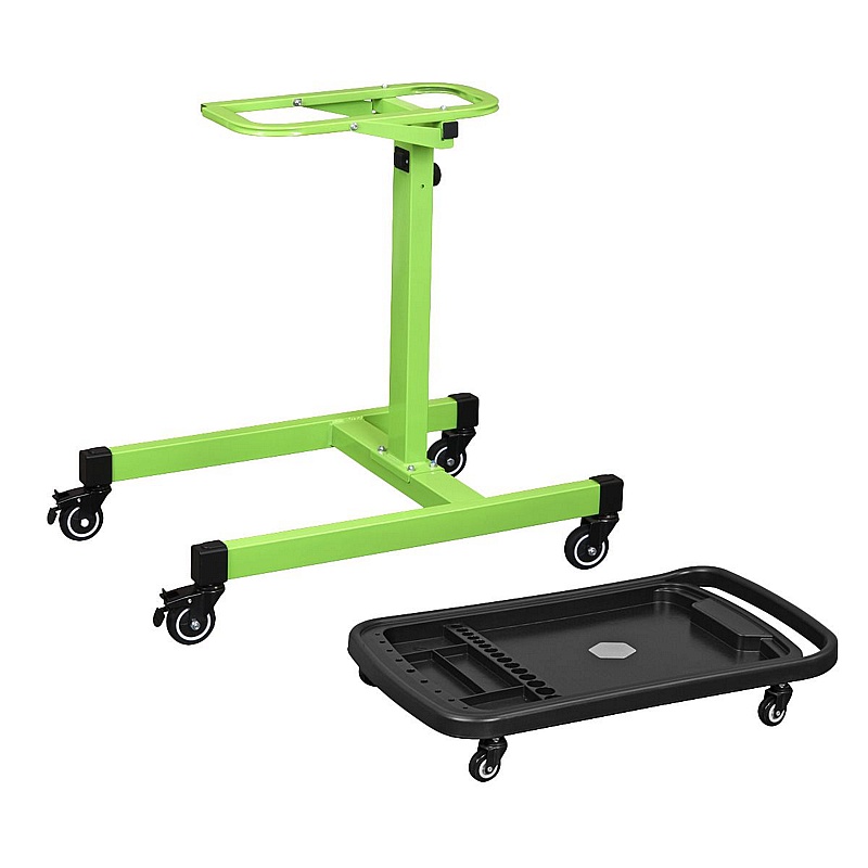 Artifex Height Adjustable Mobile Workstation with Removable Top Tray ...