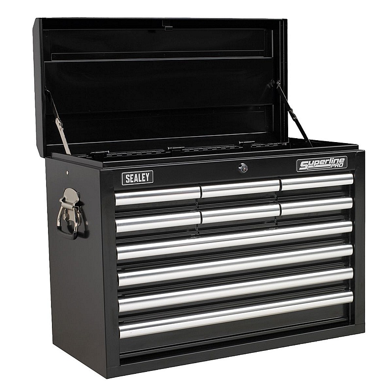 Superline Pro 10 Drawer Topchest & Rollercab Combination Tool Chests ...