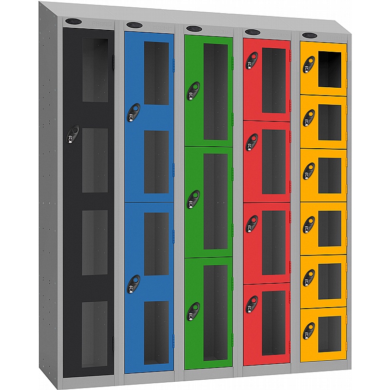 Stellar Probe Antibacterial Sloping Top Anti-Theft Vision Lockers with ...