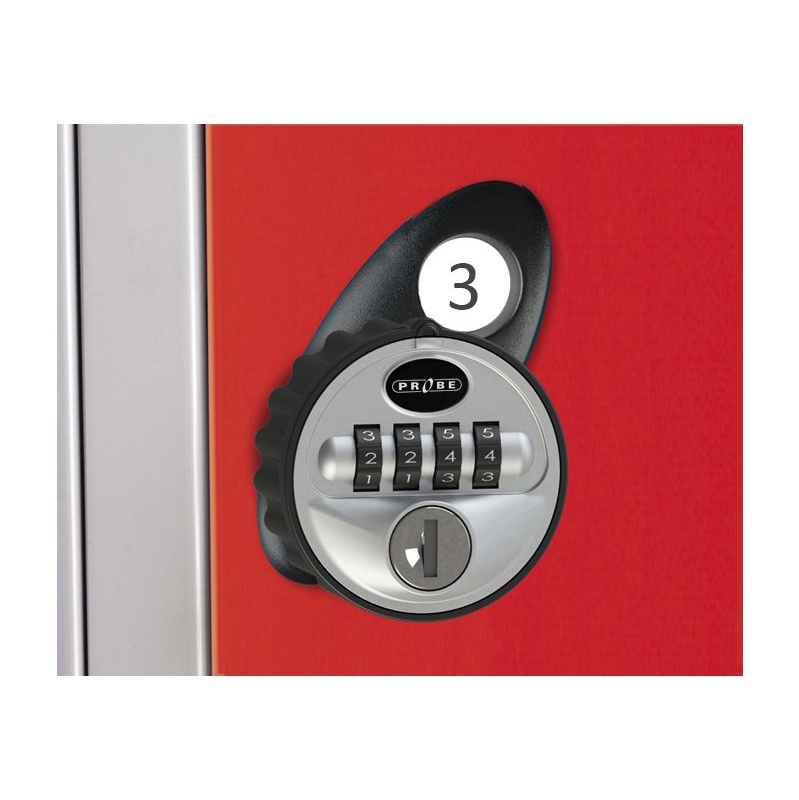 Stellar Probe Equinox Antibacterial Perforated Door Lockers with Manual ...