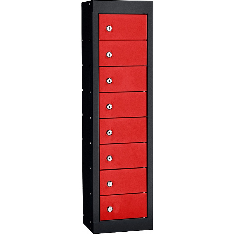 Stellar Probe Antibacterial 8 Compartment Personal Effects Lockers with ...