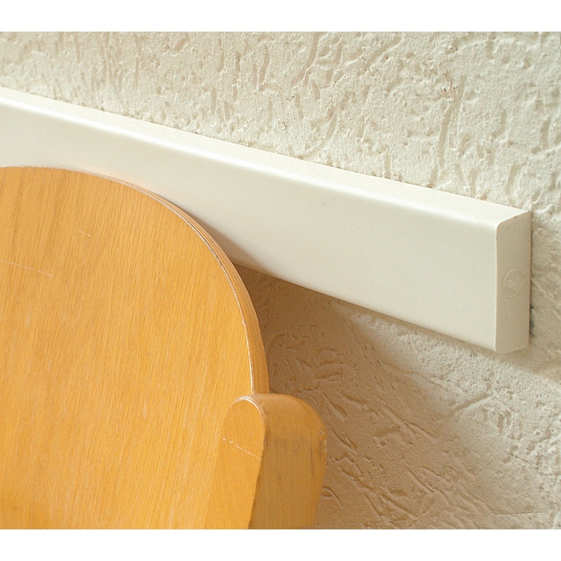 Traffic-Line White Rectangular Surface Impact Protection Barrier from ...