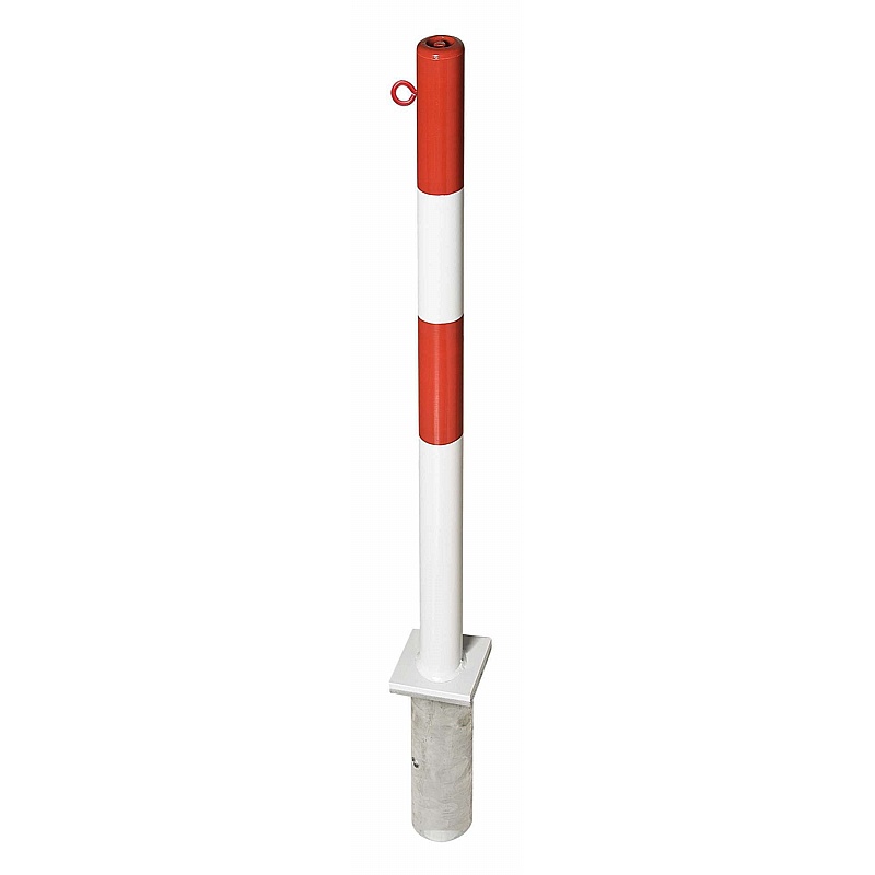 Minder-B Round Galvanised and Painted Removable Barrier Posts from our ...